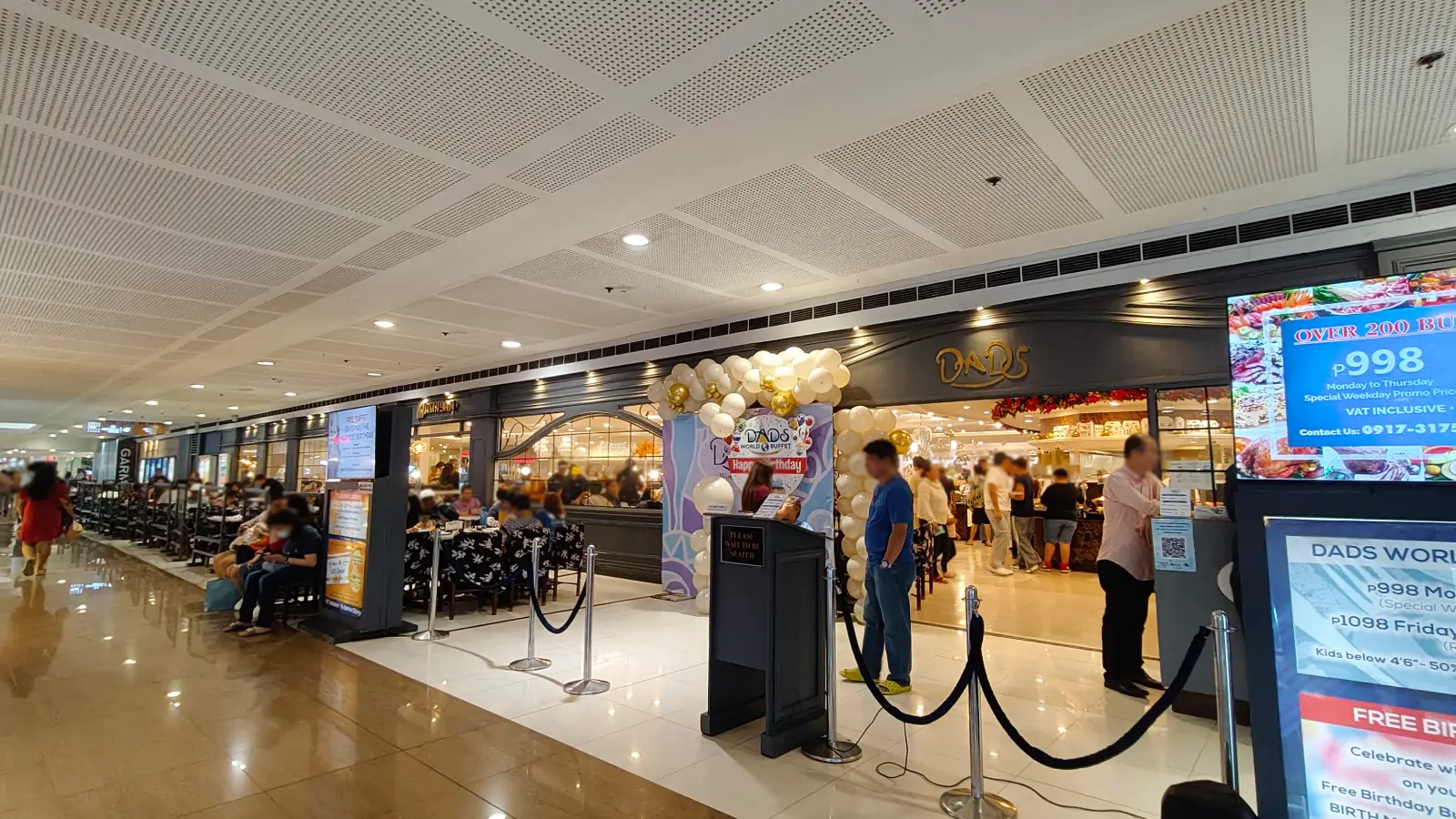 Dads World Buffet in SM Megamall (Details, Map, Products) - NOW INQUIRE ...
